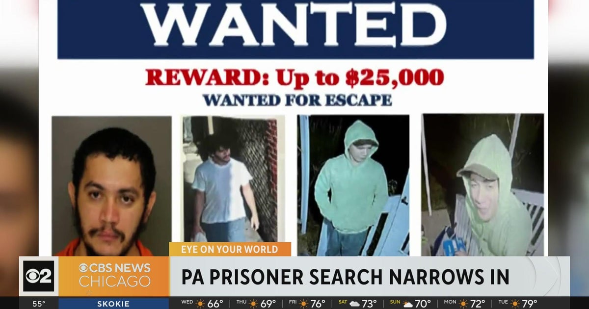 PA Prisoner search narrows in - CBS Chicago