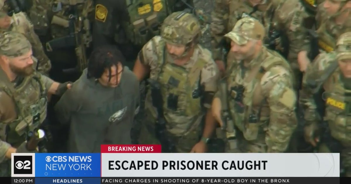 Escaped prisoner back in custody in Pennsylvania - CBS New York