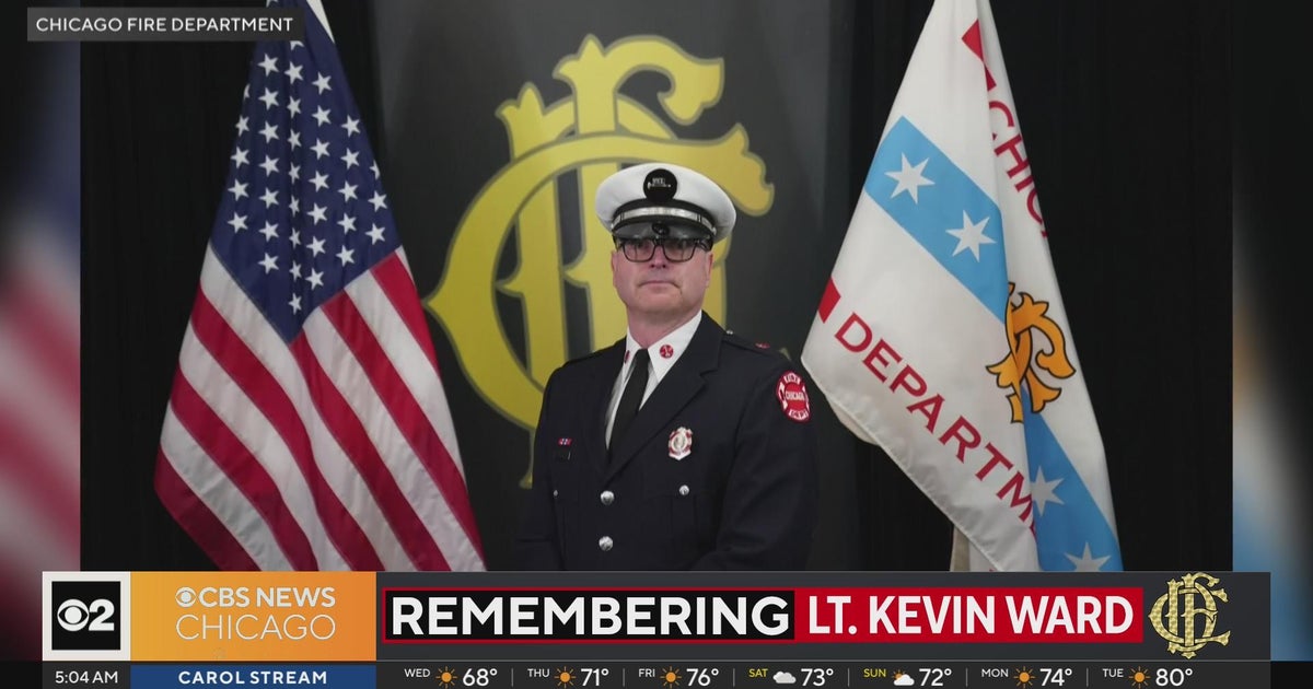 Funeral for fallen firefighter Lieutenant Kevin Ward - CBS Chicago