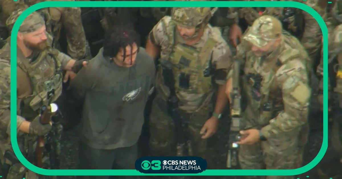 Chopper 3 video: Pennsylvania State Police capture escaped prisoner ...