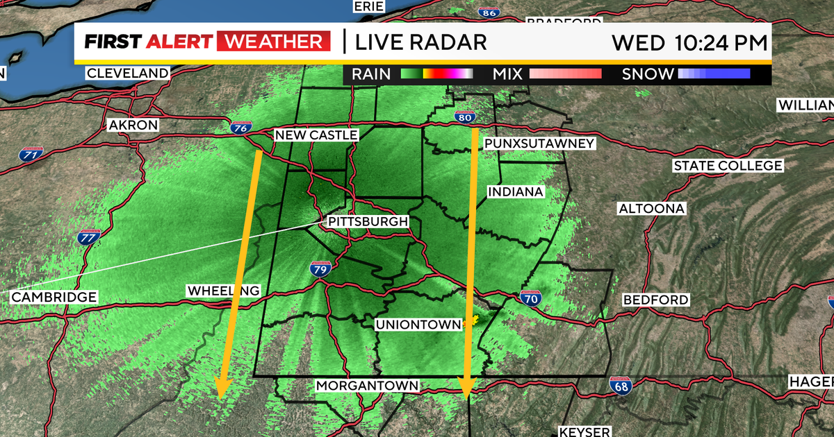 Birds migrating south for winter light up the Pittsburgh radar - CBS ...