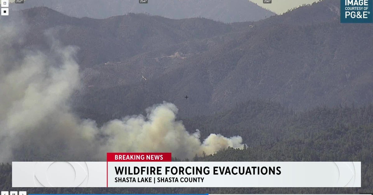 Ruby Fire in Shasta County forces evacuation orders - CBS Sacramento