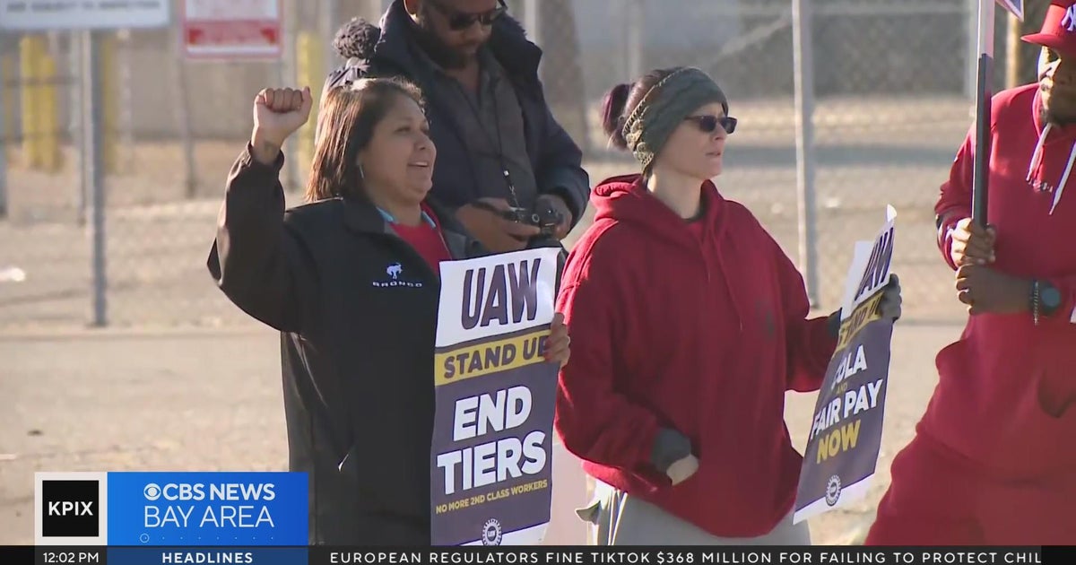 U.S. Autoworkers strike against Big 3 car makers - CBS San Francisco