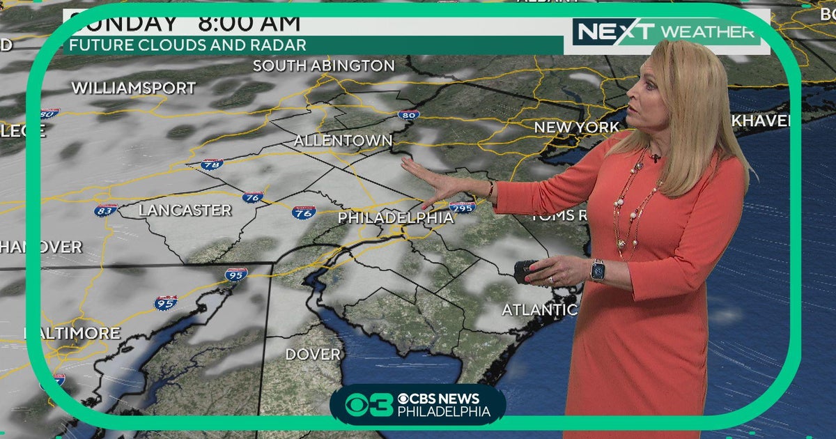 NEXT Weather: Sunny and breezy before Sunday rain - CBS Philadelphia