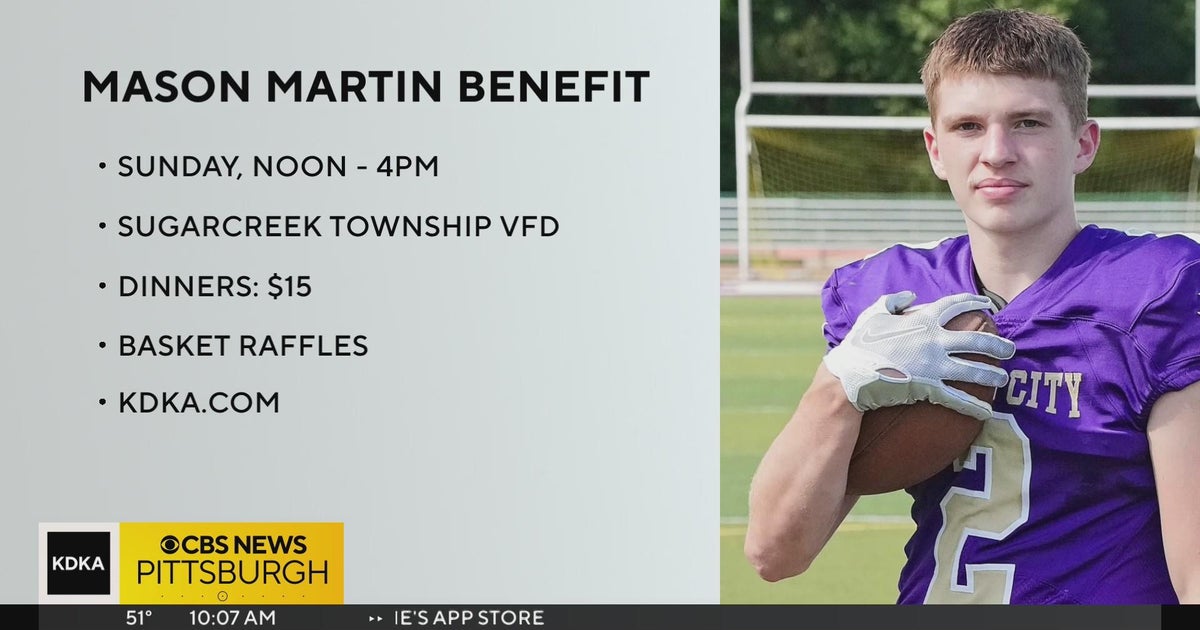 Benefit being held for Mason Martin - CBS Pittsburgh