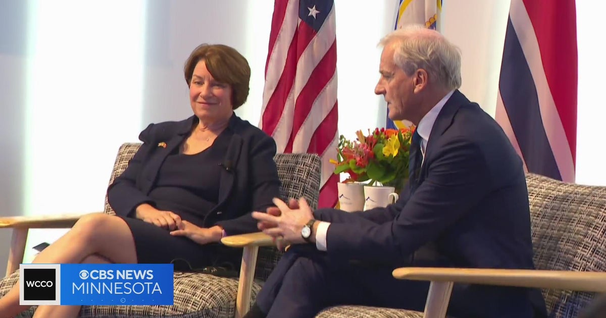 Norwegian Prime Minister Jonas Gahr Støre makes Minnesota visit - CBS ...