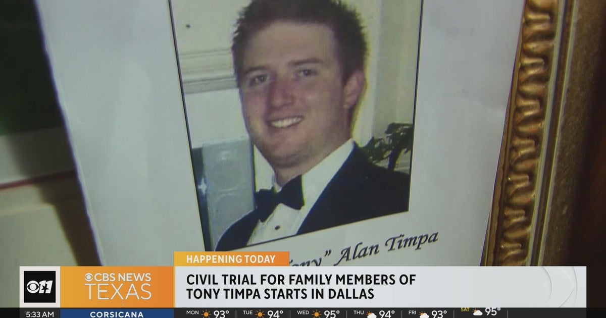 Tony Timpa's civil trial to begin Monday - CBS Texas
