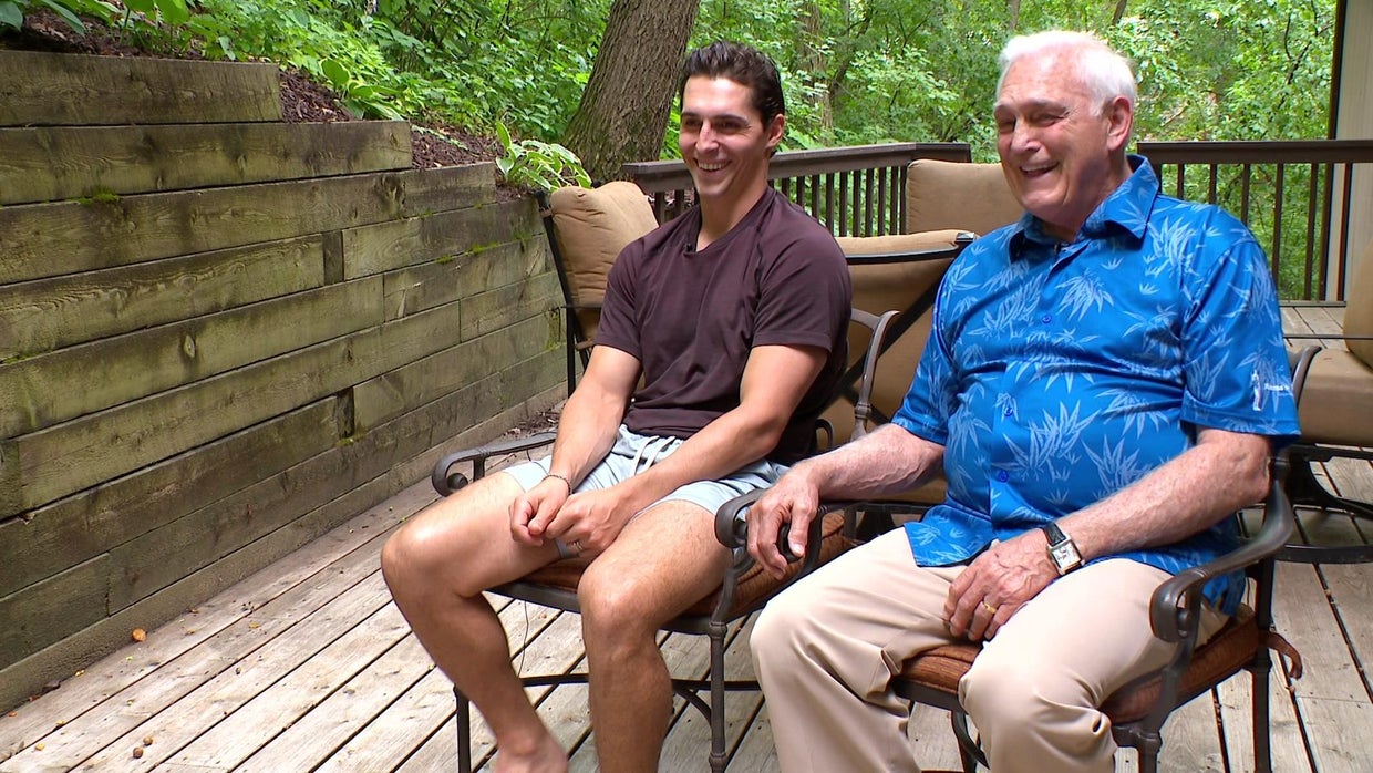 Minnesota Wild's Vinni Lettieri, grandfather Lou Nanne share deep love of hockey, family - CBS ...