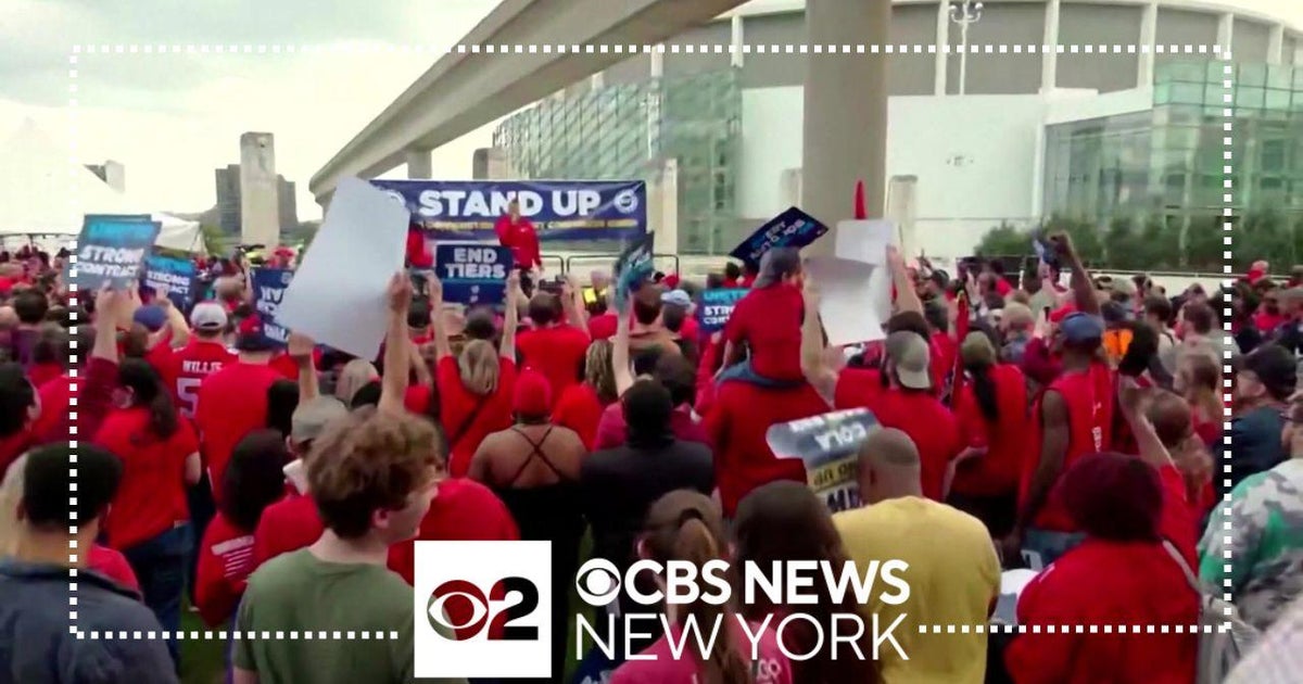 Thousands of union workers on strike across United States - CBS New York