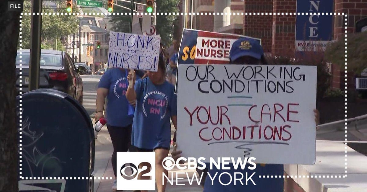 Striking nurses at RWJ reject 3-year deal propose by hospital - CBS New ...