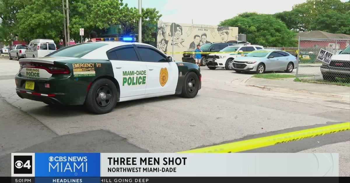 Triple shooting under investigation in NW Miami-Dade - CBS Miami
