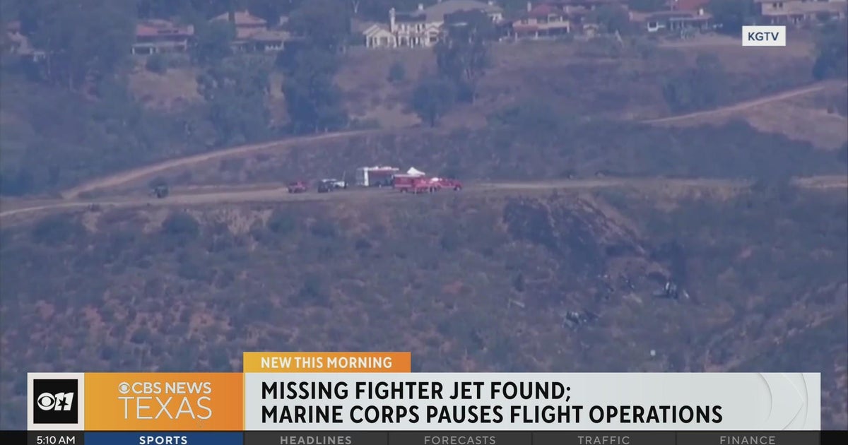 Searchers find debris from missing F-35 jet - CBS Texas