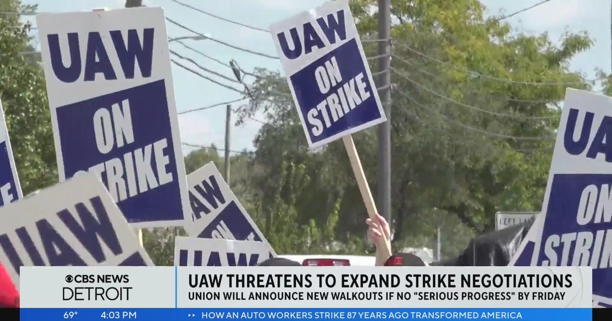 UAW strike day five: UAW plans to rally outside Stellantis HQ - CBS Detroit