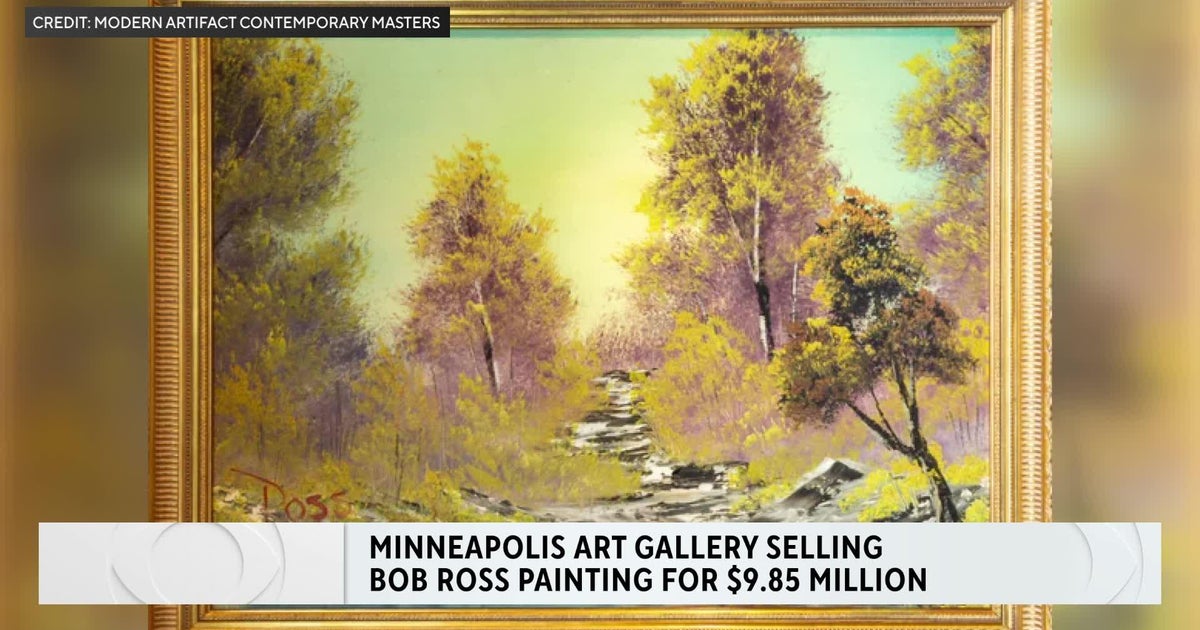 Minneapolis gallery selling Bob Ross' 1st work from "Joy of Painting ...