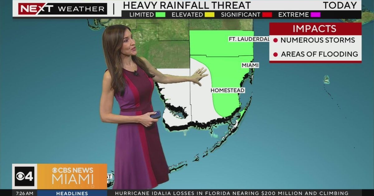Miami Weather forecast for 9/20/2023 7AM - CBS Miami