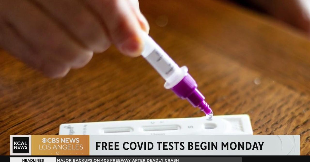 COVID-19 surge prompts new free at-home test kit distribution - CBS Los ...