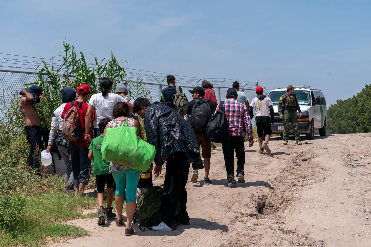 Migrant crossings soar to near-record levels, testing Biden's border ...