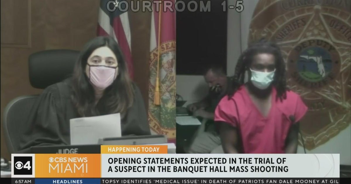 Opening statements in trial of suspect in NW Dade banquet hall shooting ...