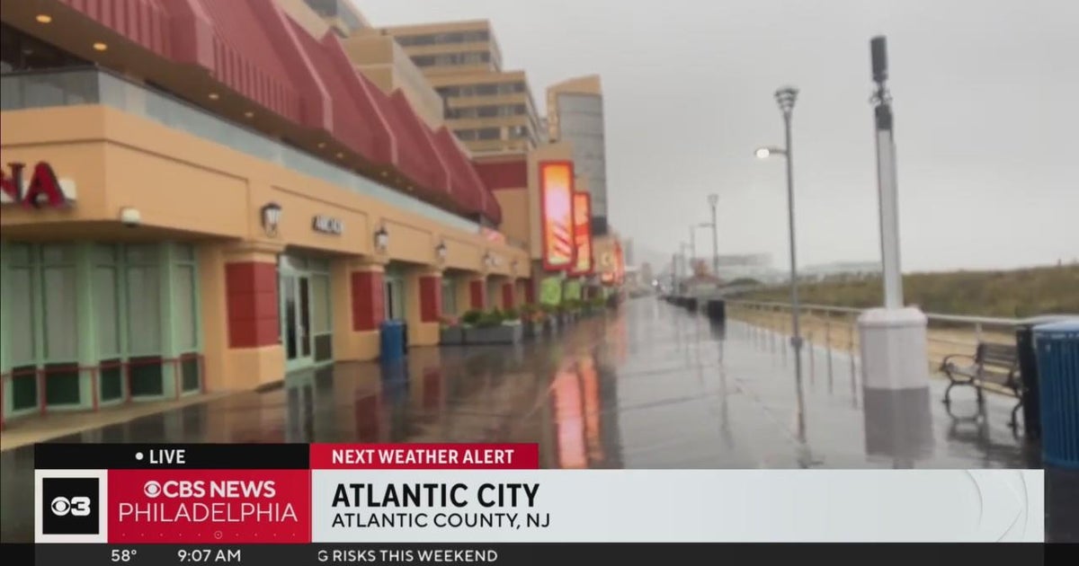 Atlantic City, NJ could see flooding at high tide from Ophelia - CBS ...