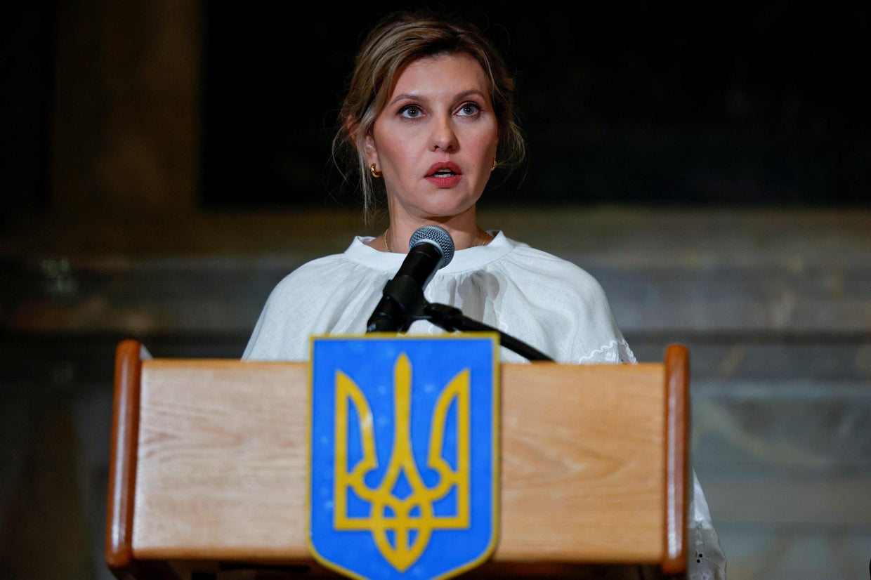 Olena Zelenska, Ukraine's first lady, highlights the horrors of war and ...