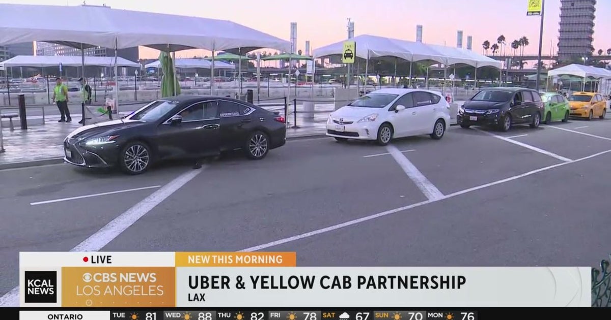 Uber and LA Taxi announce partnership - CBS Los Angeles