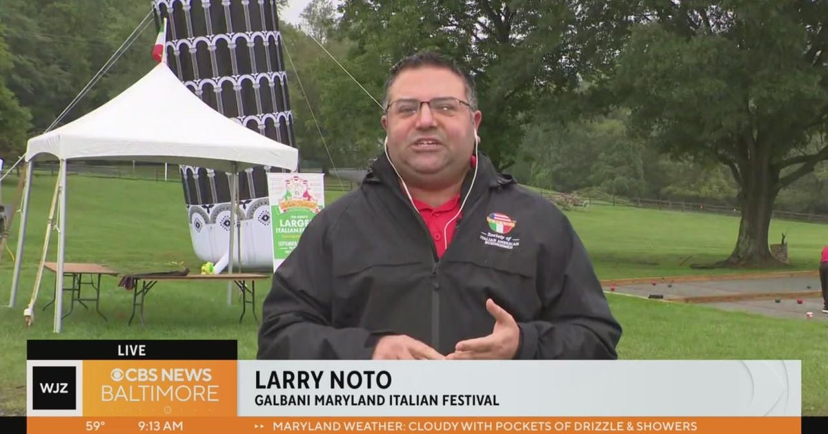 Galbani Maryland Italian Festival to kick off Friday - CBS Baltimore