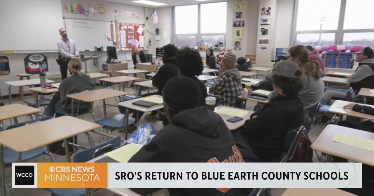 Blue Earth County Sheriff's Office reinstating SROs - CBS Minnesota