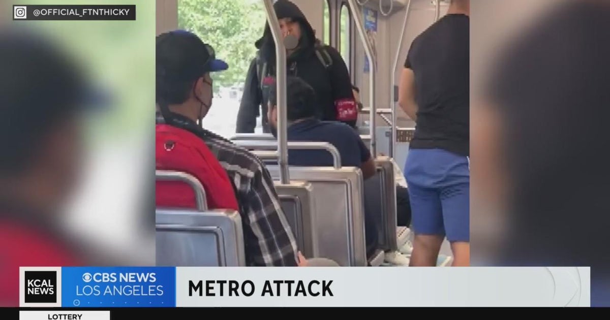 Victim of attempted robbery aboard Metro train speaks out - CBS Los Angeles