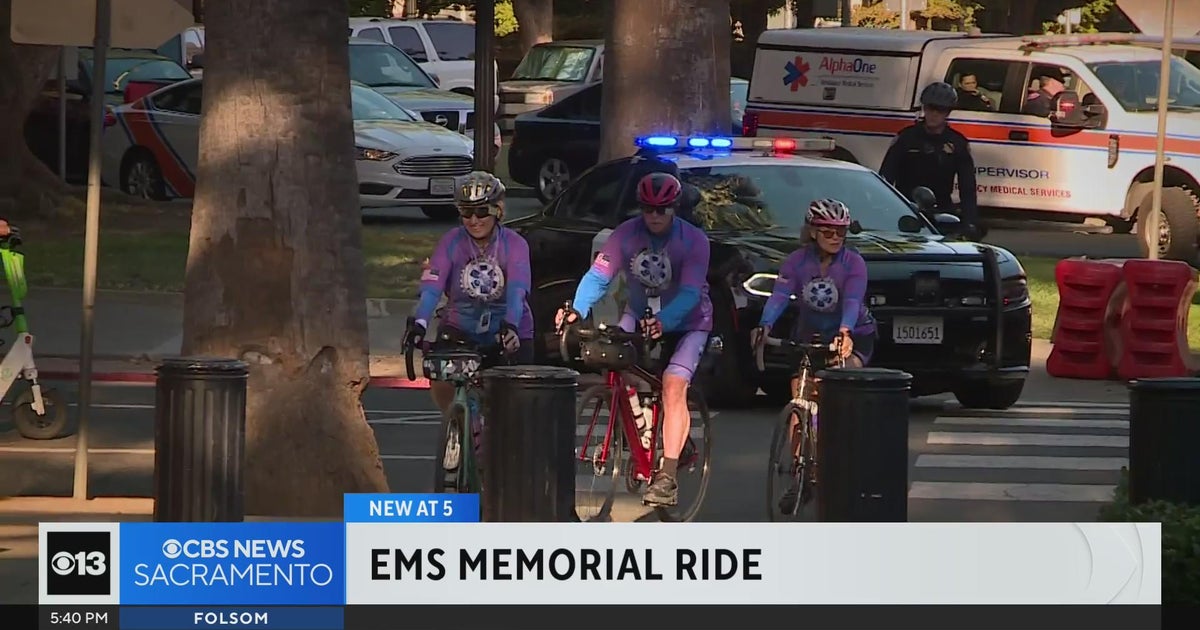 EMS Memorial Bike Ride makes its way through Northern California - CBS Sacramento