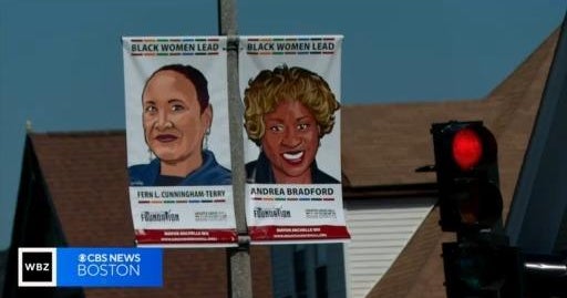 Portraits honor Boston's Black women leaders in Roxbury - CBS Boston