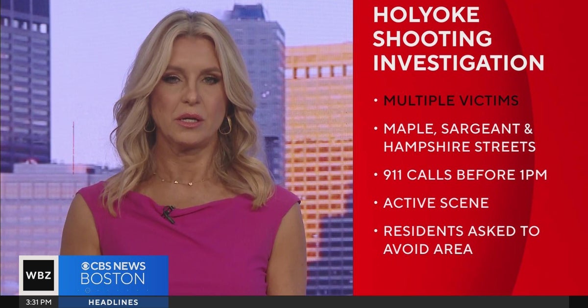 Multiple victims reported after shooting in Holyoke - CBS Boston