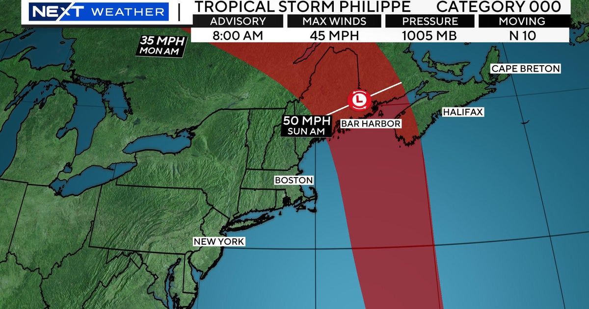 Tropical Storm Philippe's path could bring more rain to Massachusetts ...