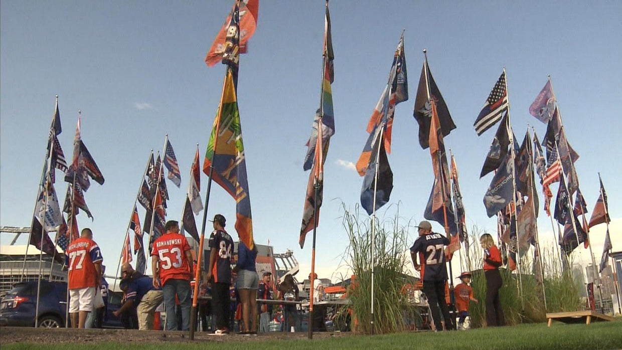 Leader of a big Denver fan tailgate outside Broncos stadium known for ...