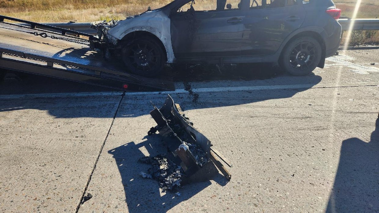 Colorado couple's car catches fire after hitting unreported debris on ...