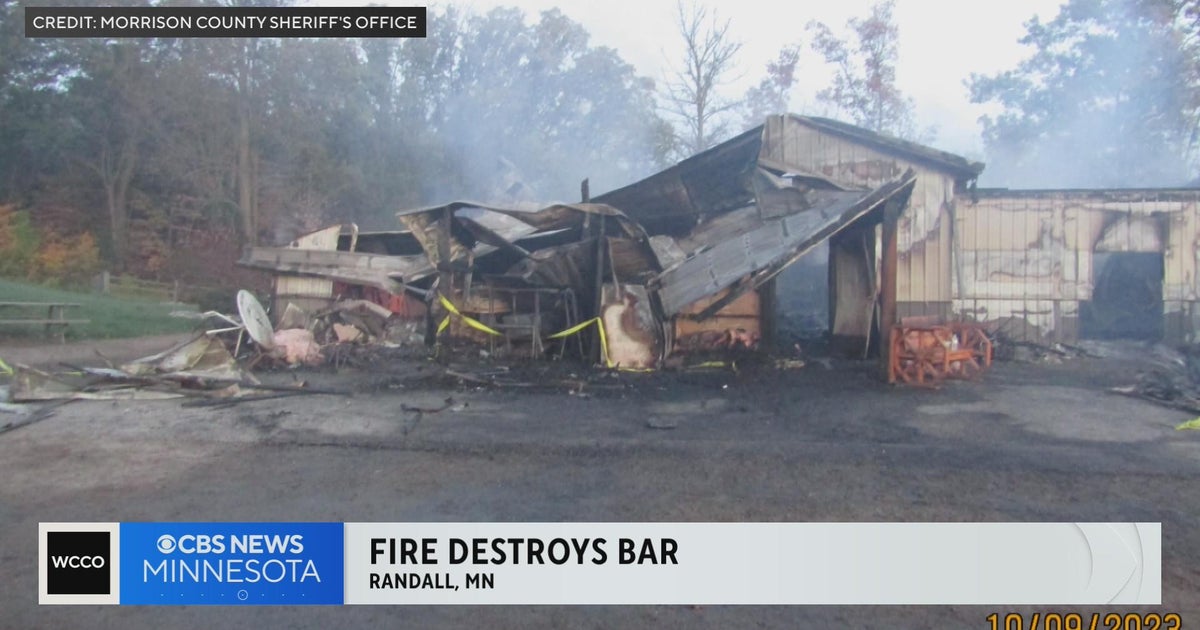 Fire destroys central Minnesota bar - CBS Minnesota