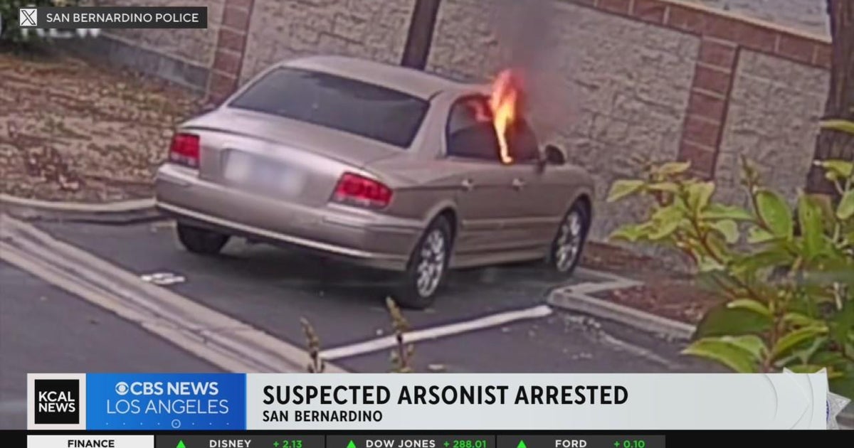 Arson suspect arrested after setting fire to care outside San ...