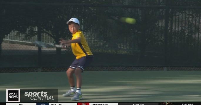 10-year old tennis phenom has grand slam aspirations - CBS Los Angeles