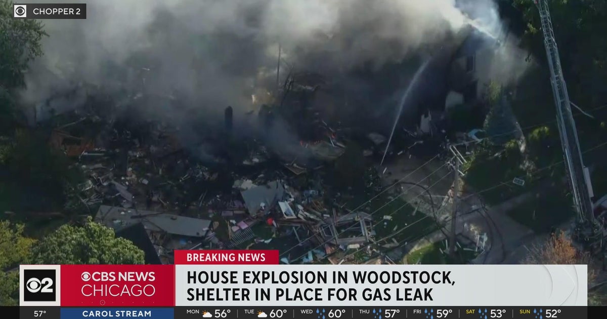Chicago area house destroyed in possible gas explosion - CBS Chicago