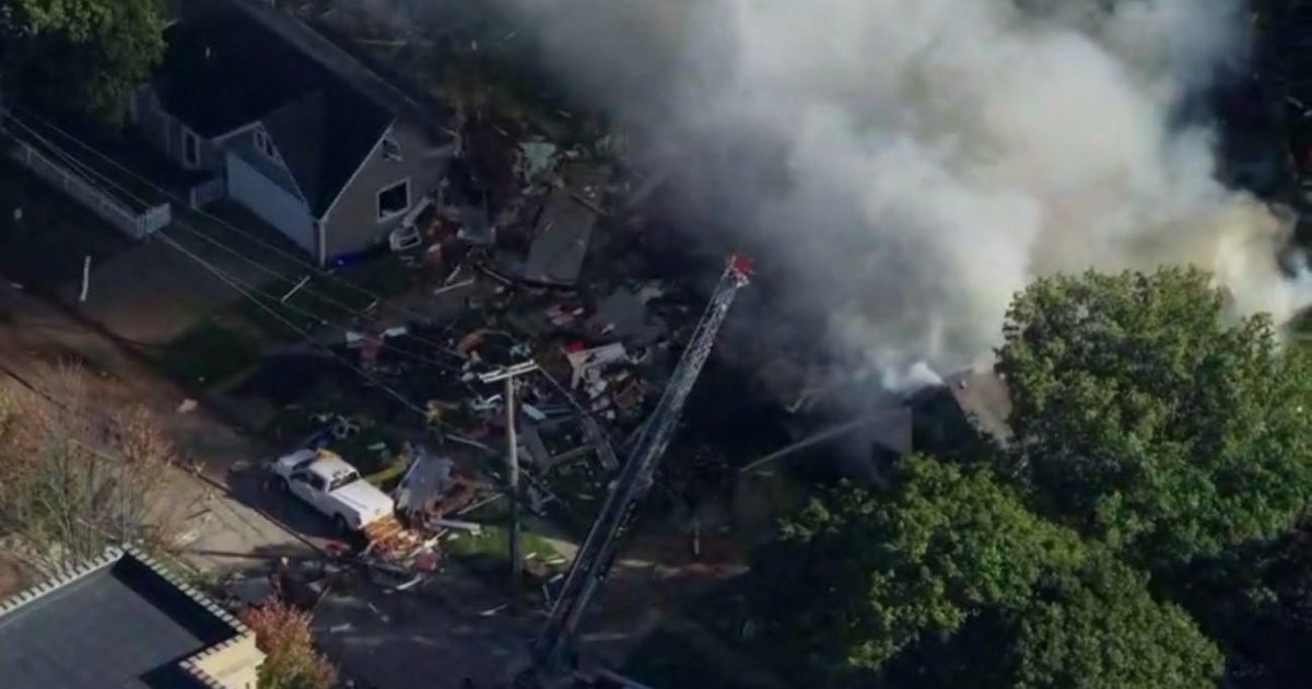 Chicago area home destroyed in apparent natural gas explosion - CBS Chicago