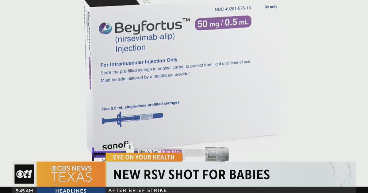 New RSV shot available for babies - CBS Texas