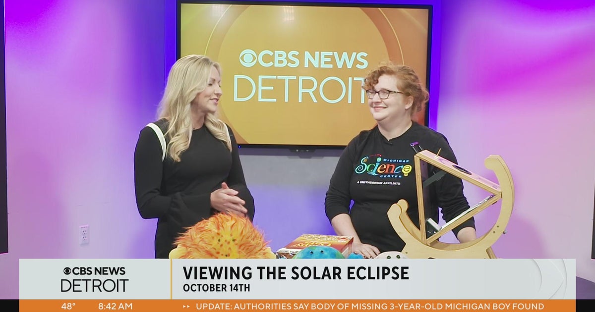 Tips on viewing the solar eclipse for Michiganders - CBS Detroit