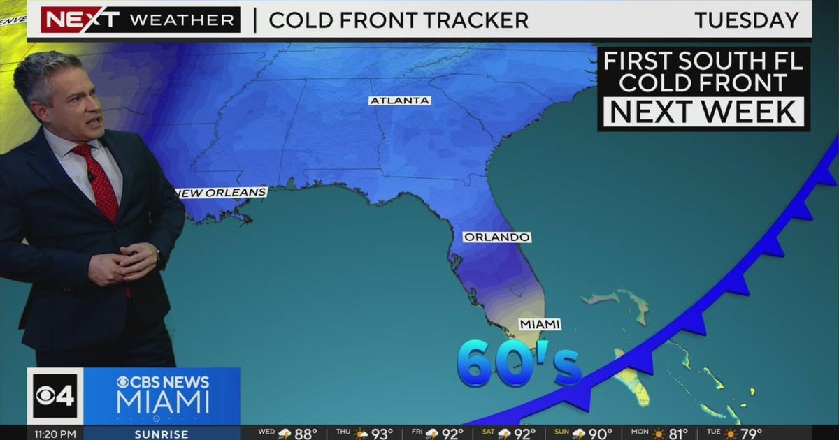 NEXT Weather forecast for Wednesday 10/11/23 11PM - CBS Miami