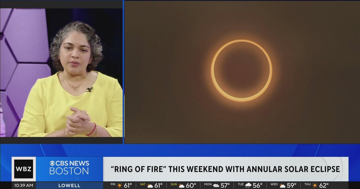 "Ring Of Fire" this weekend with annular solar eclipse - CBS Boston