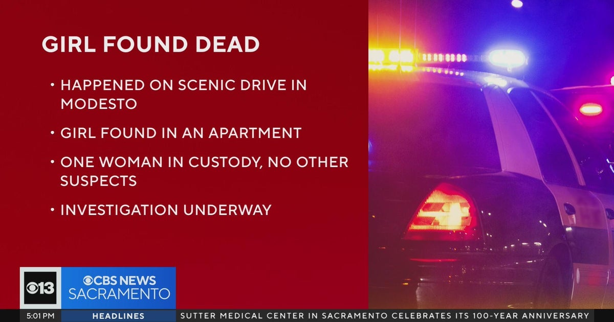 Girl found dead in Modesto apartment, woman taken into custody - CBS ...
