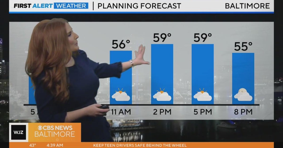 Meteorologist Meg McNamara has your Monday morning forecast 10/16 - CBS ...