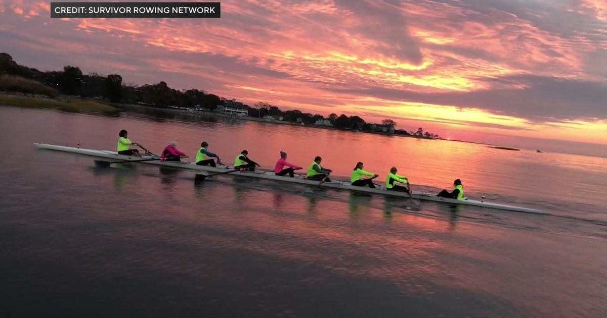 Rowing to raise money, awareness for breast cancer research - CBS New York