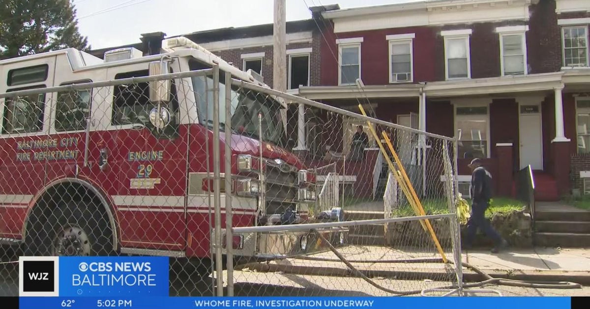Northwest Baltimore community shocked after fatal fire - CBS Baltimore
