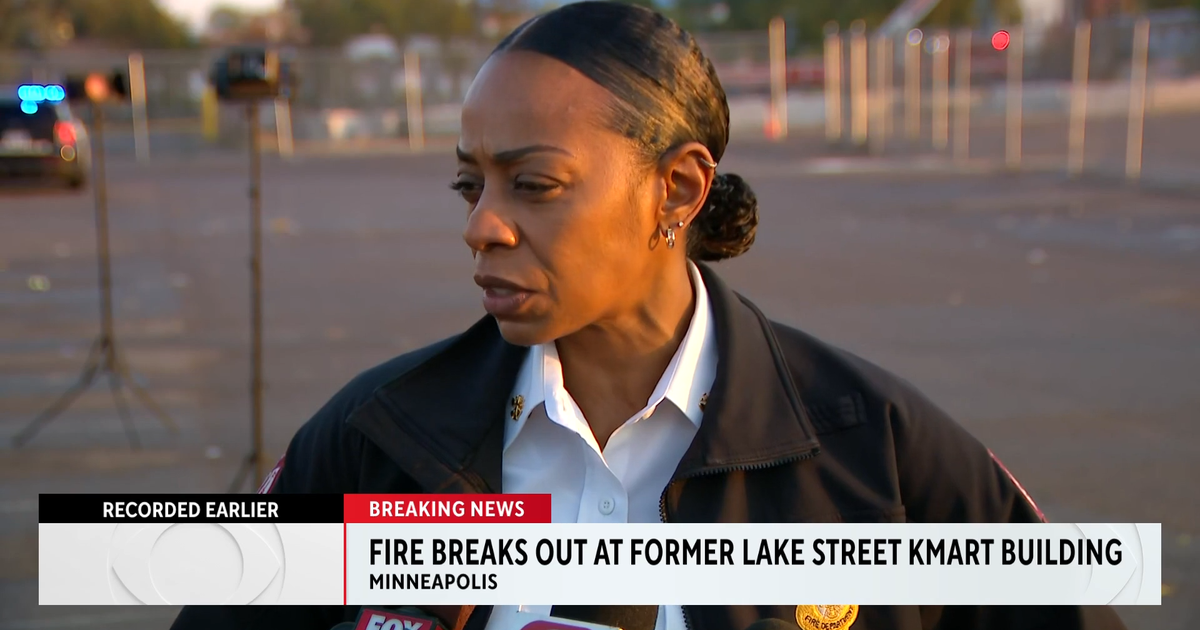 Asst. Fire Chief updates on status of Lake Street Kmart fire - CBS ...