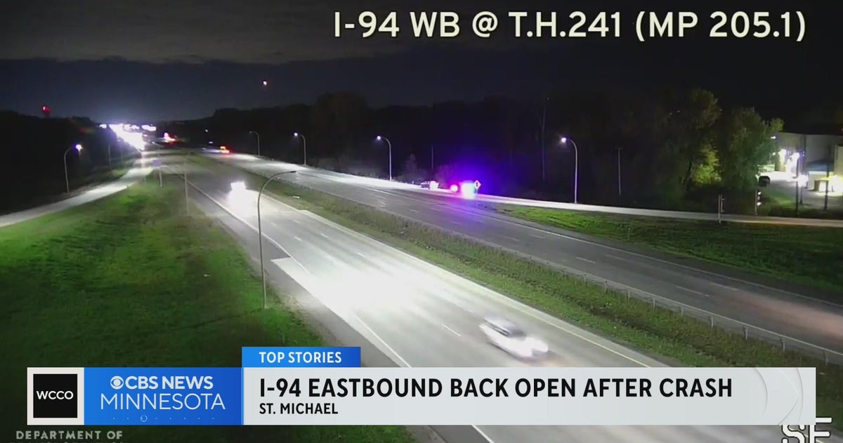 Interstate 94 eastbound reopens after crash - CBS Minnesota