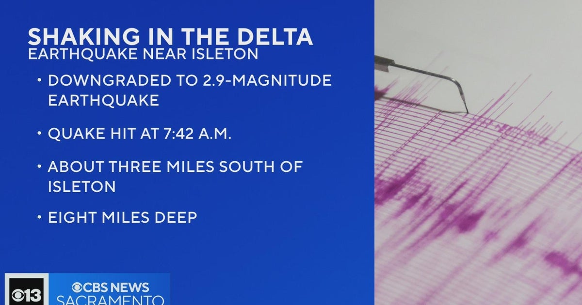 2.9-magnitude earthquake shakes Sacramento County - CBS Sacramento